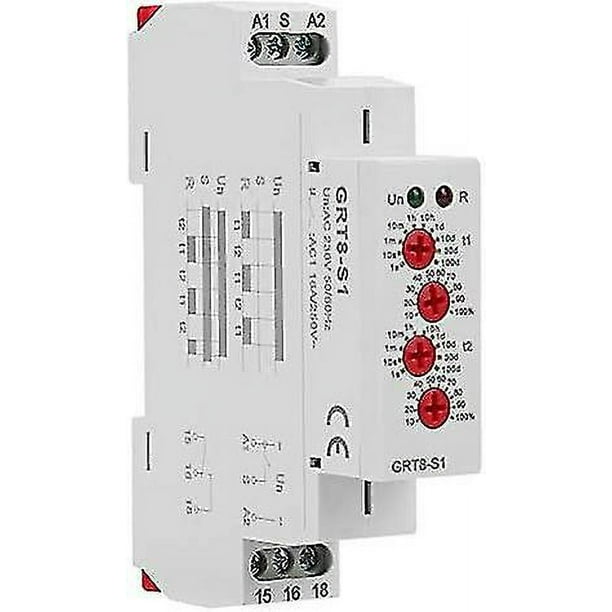 Time Relay Switch, Electricity Timers Mini Asymmetrical Repeat 230v ...