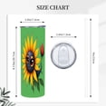 20 oz Stainless Steel Insulated Tumbler - Playful Green Sunflower ...