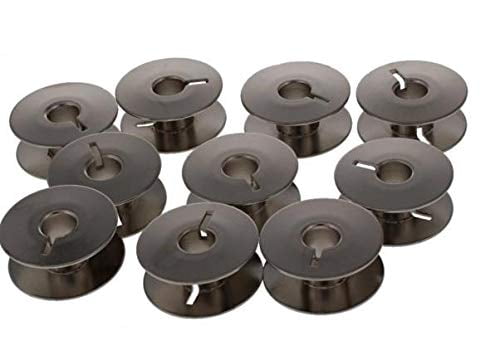 Sew-link 20 Pcs Metal Bobbins L Style, Rotary for Brother PR620, PR650 ...
