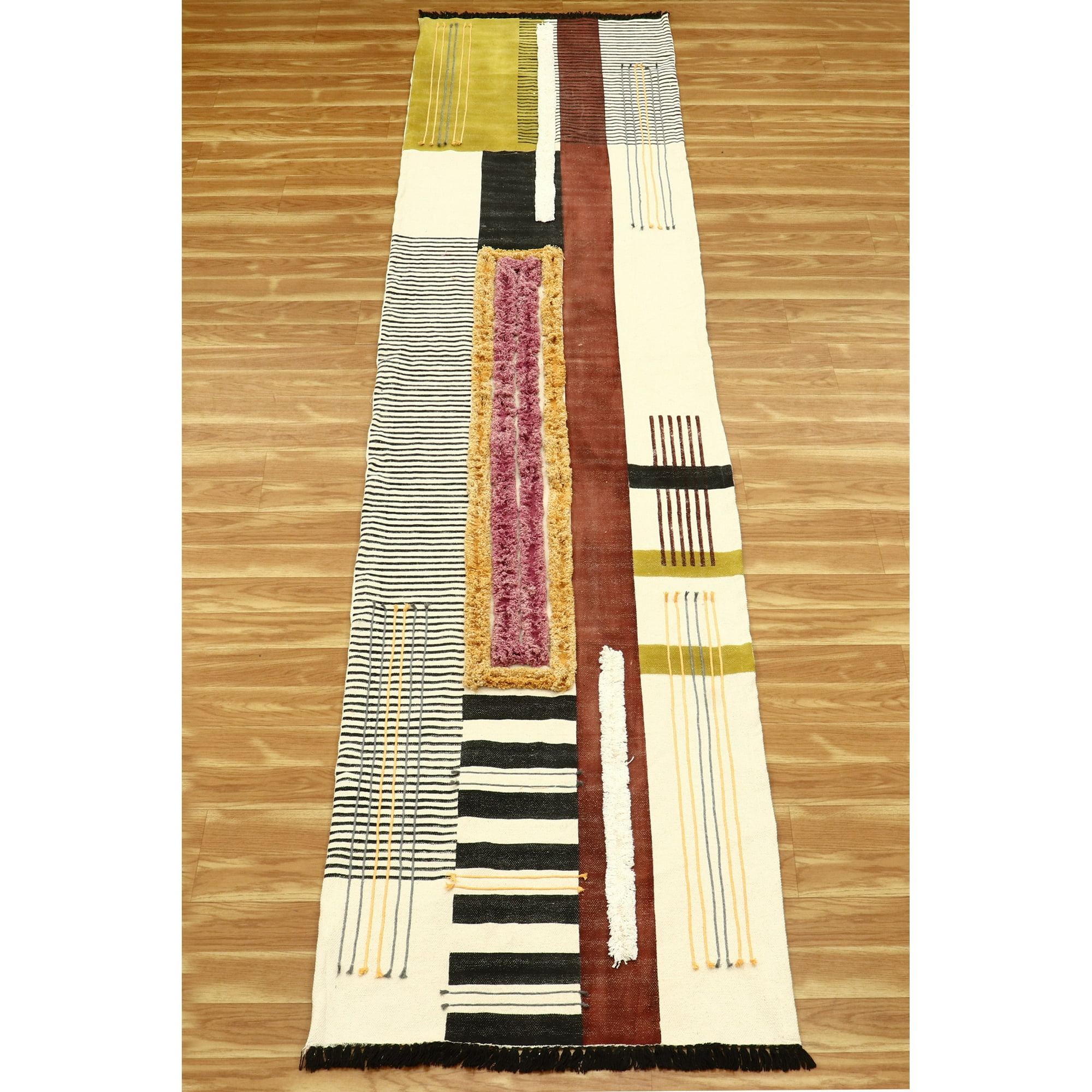 Click here for Casavani Hand Tuffed Cotton Dhurrie Brown Outdoor... prices