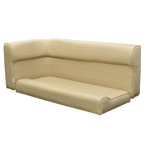 Wise Pontoon Boat Corner Couch 8WD108TM-207 | Bench Seat Beige ...