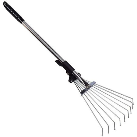 1Pc Adjustable Professional Collection Telescopic Folding Rake ...