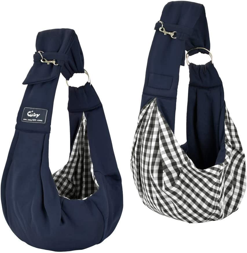 Cuby Dog and Cat Sling Carrier – Hands Free Reversible Pet Papoose Bag ...