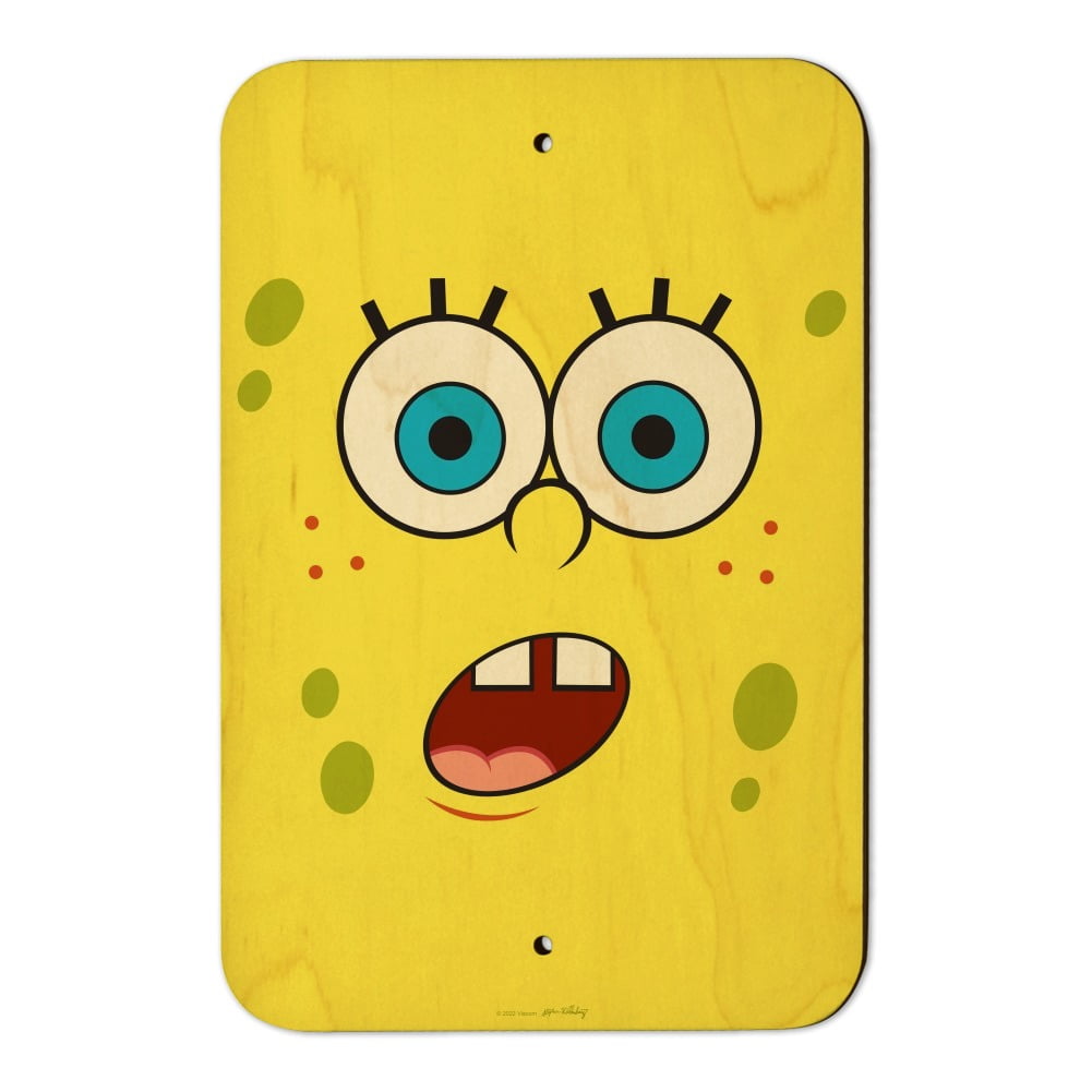 SpongeBob Surprise Face Home Business Office Sign - Walmart.com