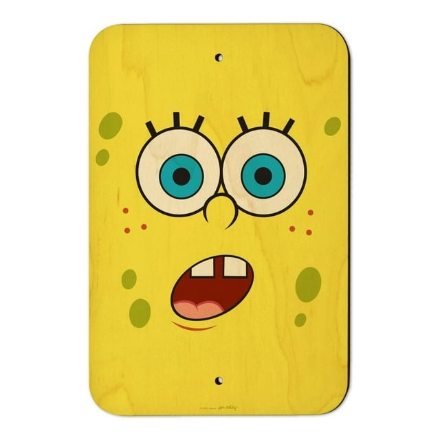 SpongeBob Surprise Face Home Business Office Sign - Walmart.com