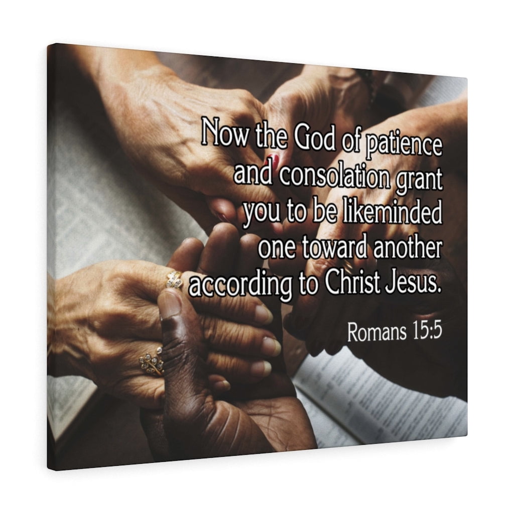 Scripture Walls According to Christ Jesus Romans 15:5 Bible Verse ...