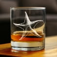 Bevvee Whiskey Rocks Glass 10.25 oz Starfish Beach Enthusiast Gifts ...