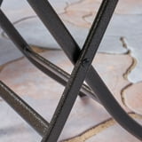 Noble House Hayden 3-Piece Outdoor Wicker/Fabric Bistro Set in ...