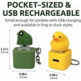 Frog Croaking Keychain with LED Lights & Sound – Rechargeable Croak or ...