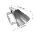 Masteelf Food Packaging Funnel Metal Funnel With Handle Bagging Funnel ...