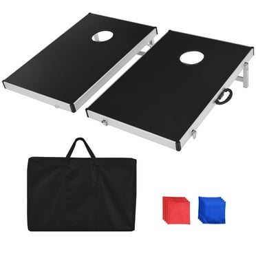 Cornhole Game Set Collapsible Wood Toss Game Set Interactive Toy for ...