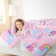 Aikeke Magical Horse Queen Bedding 7pcs, Princess Castle Rainbow ...