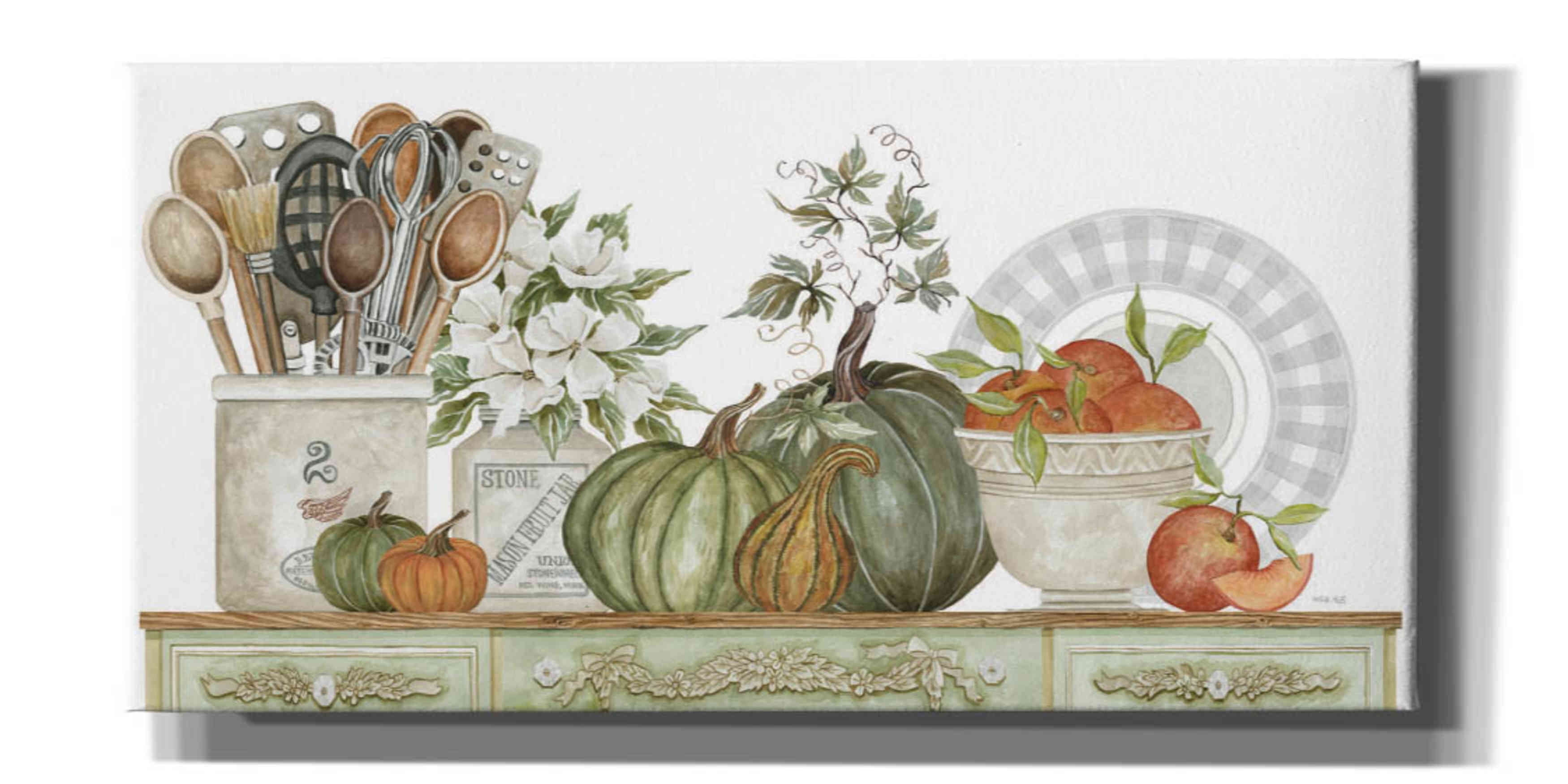 Epic Graffiti 'Kitchen Splendor' by Cindy Jacobs, Canvas Wall Art, 40 ...