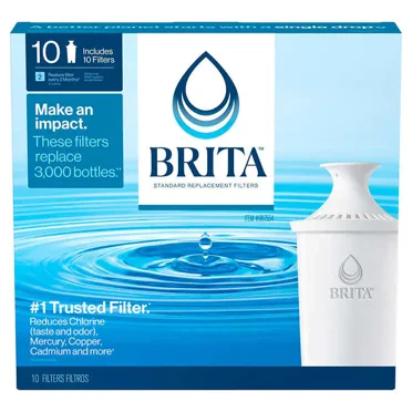Brita Soft Squeeze Water Filter Bottle Replacement Filters, 2 Count ...