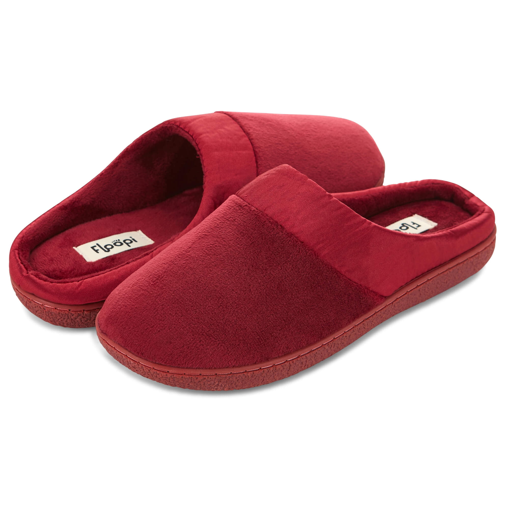 Floopi Women’s Open-Back Velour Comfort Slipper - Walmart.com