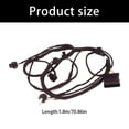 ABS Front Bumper Parking Sensors Wiring Harness Connector Suitable for ...