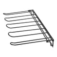 BESTYASH Foldable Wall Mounted Boot Rack Black Metal Shoe Holder for ...