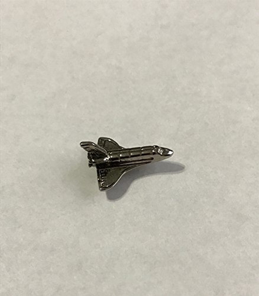 NASA Space Shuttle Silver Plated Orbiter 3D Lapel Pin - Walmart.com