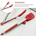 Steak Tongs BBQ Appetizers 2 Pieces Food Silica Gel Barbecue Clamp ...