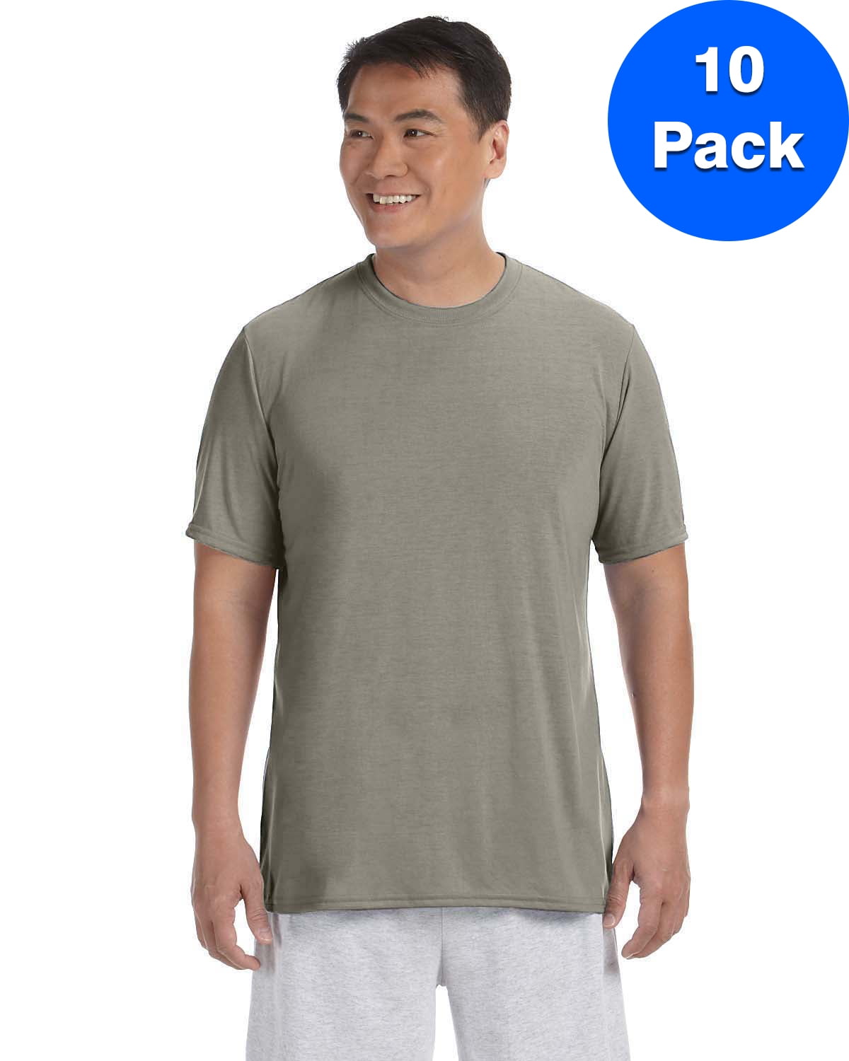 Mens Performance T-Shirt 10 Pack - Walmart.com