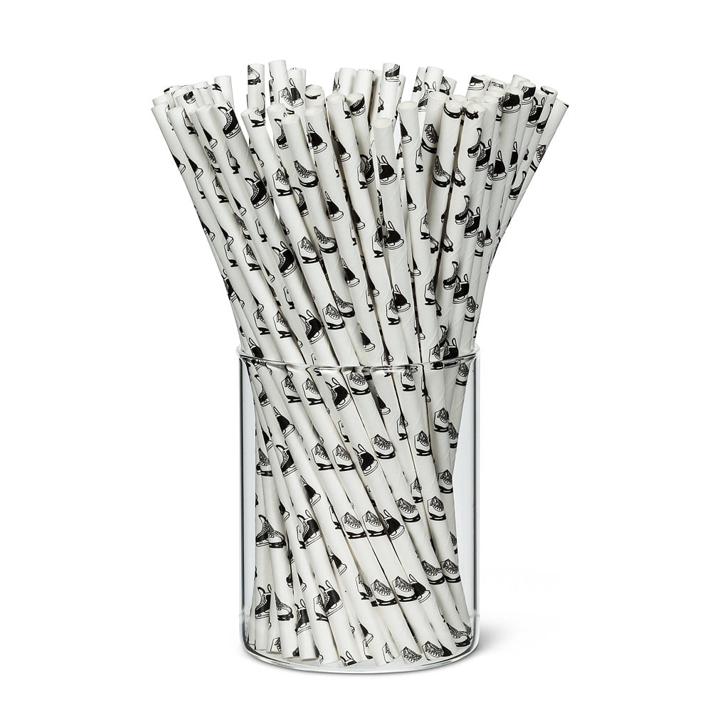 Set of 2 Skate Print Straws 100 Pieces - Walmart.com