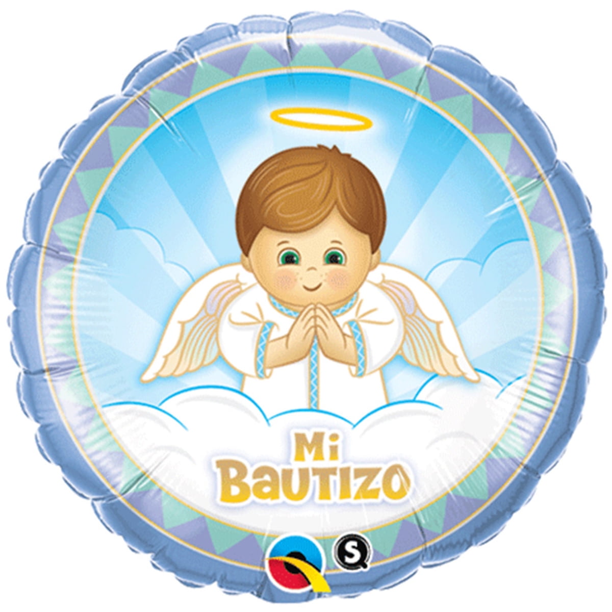 18" Bautizo Angel " Mi Bautizo " Theme Blue Foil / MylarBalloons ( 2 ...