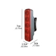 Bikes Rear Light with 5 Lighting Models LED Bikes Taillight ...