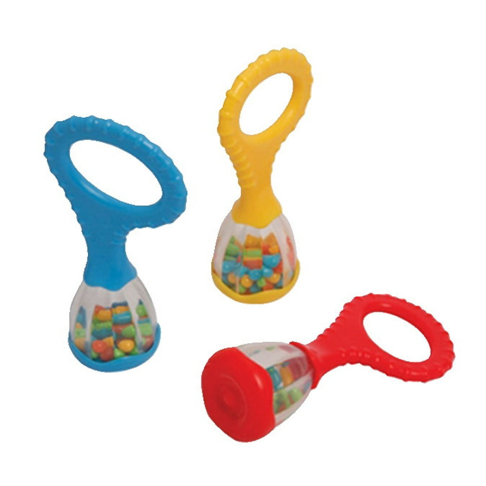 Edushape Instrument Mini Baby Maraca Set - 6 - Walmart.com - Walmart.com
