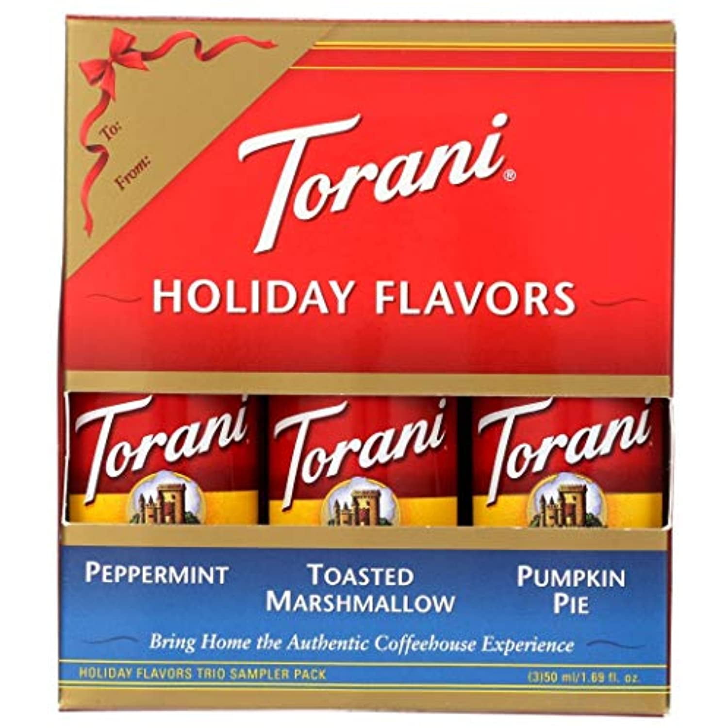 Torani Holiday All New Flavors Mini 3-Pack ~ Peppermint, Toasted ...