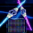 DAMAI 24-Color Retractable Fire-rotating Double-edged Sword, Flashing ...