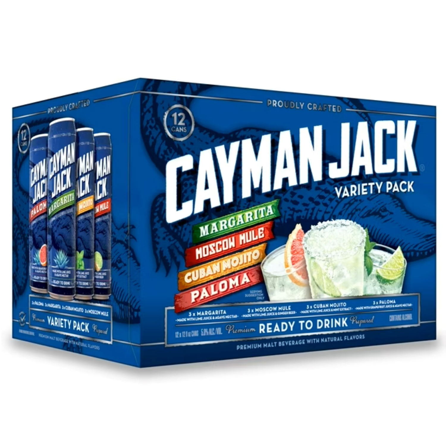 Cayman Jack Cocktail Variety Pack, 12 fl. oz. can, 12 pk. - Samsclub.com