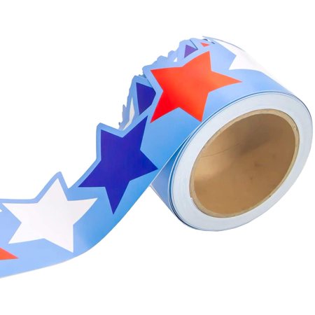Patriotic Theme Stars Die Cut Bulletin Board Border for Voters ...