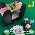 CHH Quality Products 6-Deck Automatic Playing Card Shuffler, Battery ...