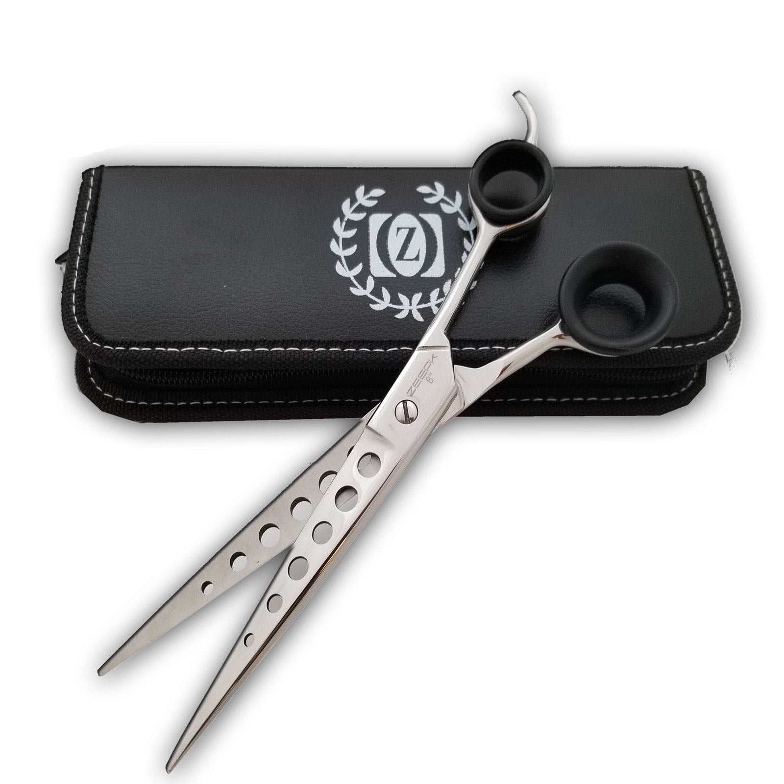 8" Professional Barber Shears Hair Cutting Hair Salon Scissor Tijeras ...