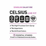 CELSIUS Essential Energy Drink, Sparkle Galaxy Vibe, Functional, 12 Fl ...