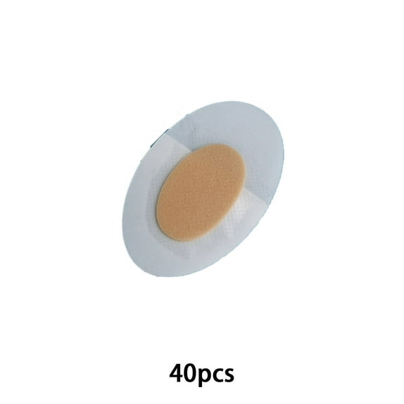 Inject-Safe Sterile White Round Injection Barrier Strip Bandages, 1.375 ...