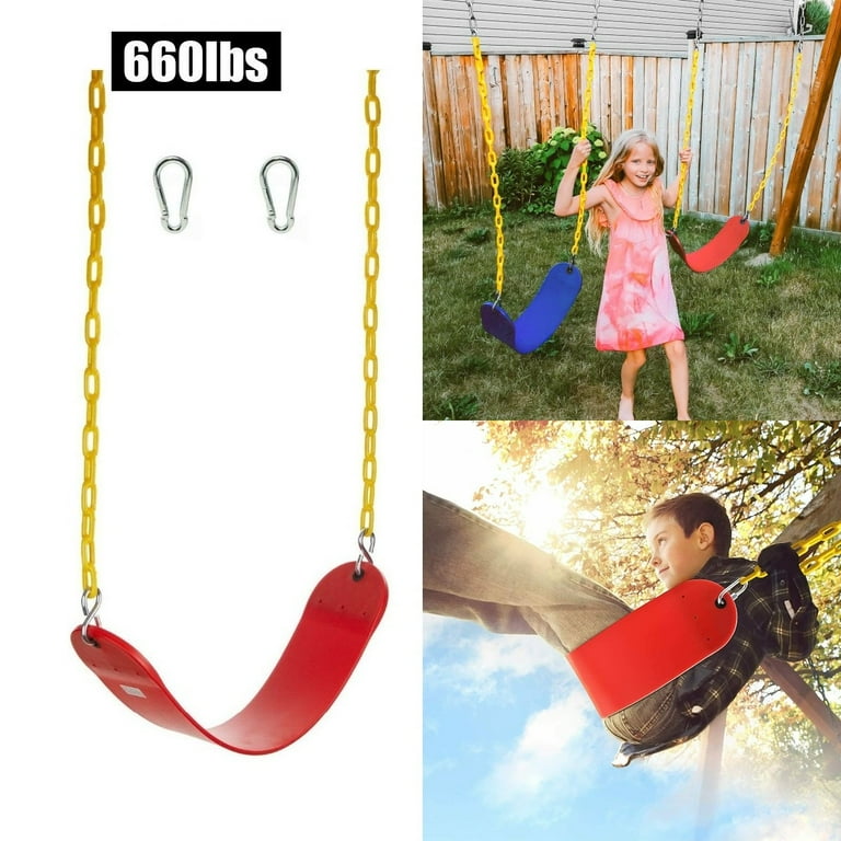 Goorabbit Replacement Slide For Swing Set Swing Seat Heavy Duty Swing Set Accessories Swing Seat Replacement 660Lbs Weight Limit Red Walmart