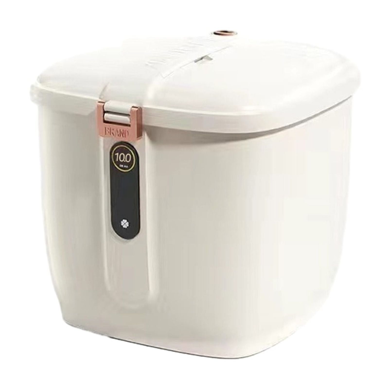 Unbranded Food Storage Containers airtight Rice Dispenser-Cover Rice Bucket For Cereal Grain Flour Rice Pet Foods Countertoplarge Rice Storage Contain