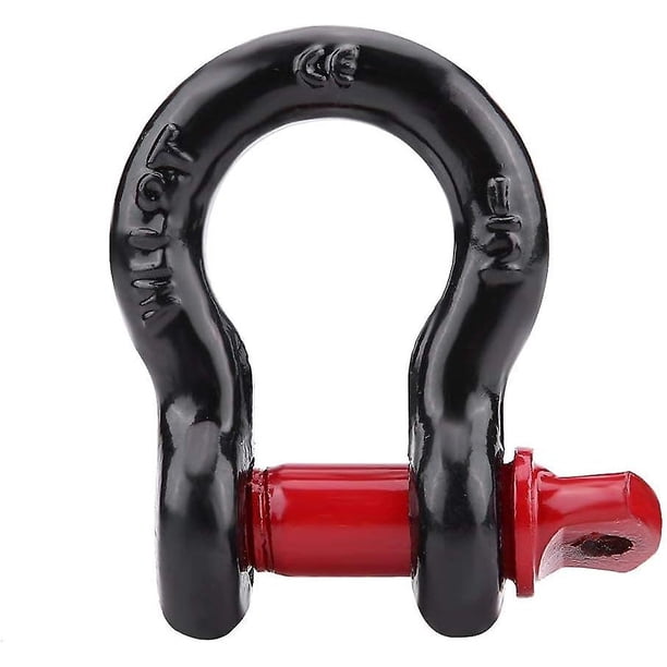 Black And Red D-ring Shackles Load Capacity 4.75t/10,000lbs-8t 17 ...