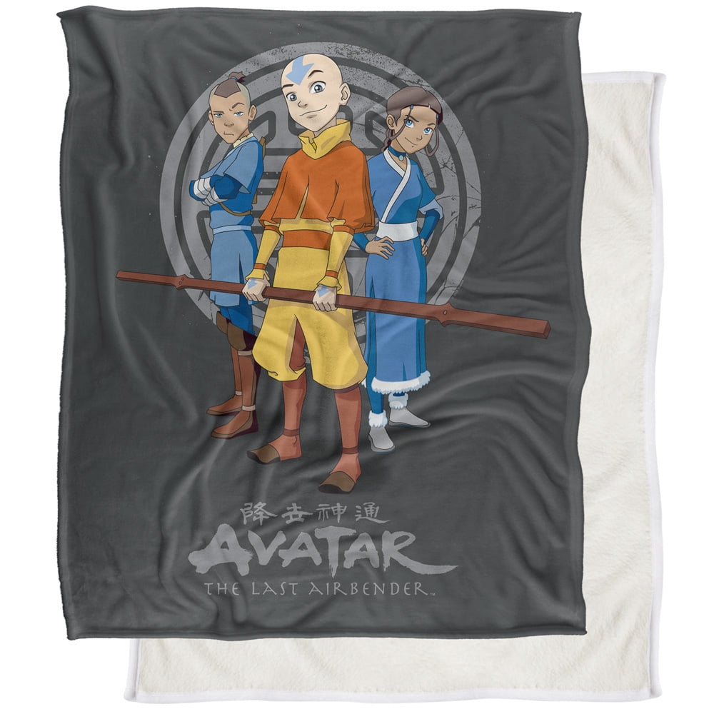 Avatar The Last Airbender Blanket, 50"x60" Team Avatar Silky Touch ...