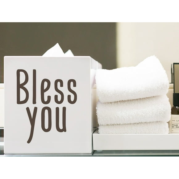 Bless You Tissue Box Cover