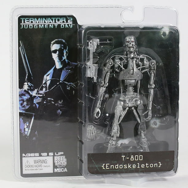 NECA-figura de acción de Terminator T-800, Endoskeleton Collector, Escala de 7" | Walmart en línea