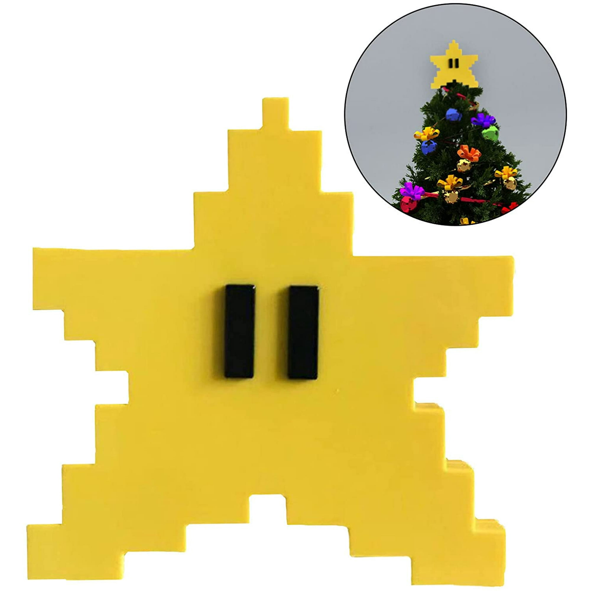 Super Mario Pixel Star Pin Page