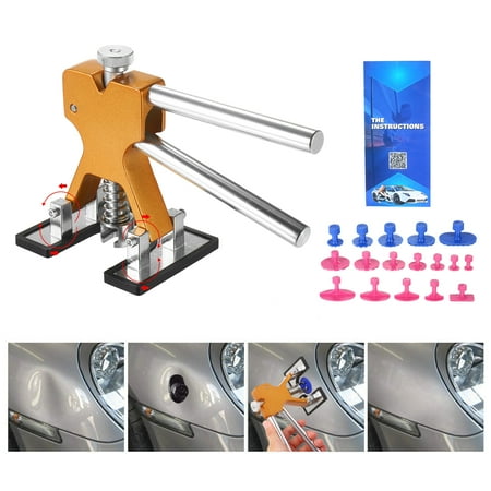Auto Paintless Dent Kits Adjustable Gold Dent Lifter Dent Tool Kit with ...