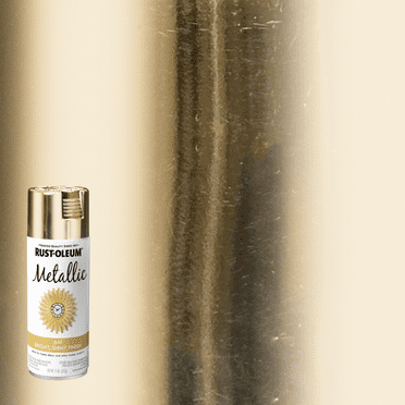 Rust-Oleum Gold Metallic Spray Paint 11 oz for Metal Craft and DIY ...