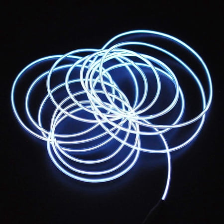 5m El Wire El Cable Neon Light Lighting Electroluminescence Battery ...