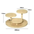 Kuntesetty Display Riser Stand 3 Tier Desktop Easy Access Wooden Riser ...