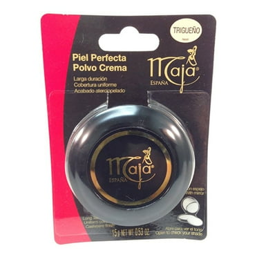 Maja Pressed Powder Compact, Natural Color Uniform Makeup Coverage, 0. ...