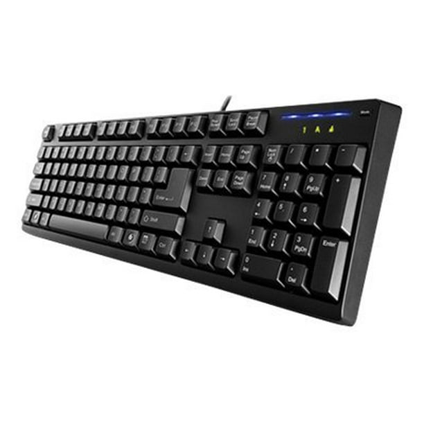 24KEY KR-6260-BK ANTI GHOSTING GAMING KEYBOARD TURBO TYPING - Walmart ...
