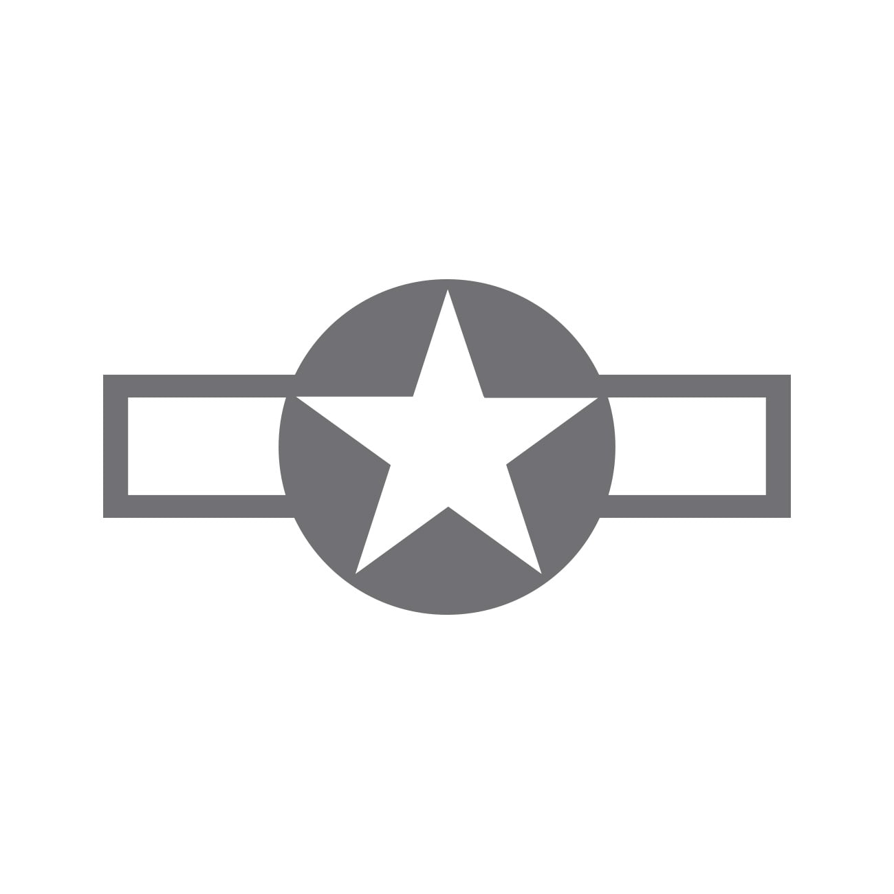 USAF WWII Aircraft Insignia Sticker Decal Die Cut - Self Adhesive Vinyl ...